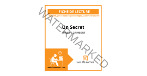 Résumé par chapitre : Un secret | Philippe Grimbert