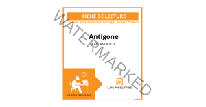 Résumé complet : Antigone de Jean Anouilh